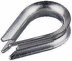 16mm Stainless Steel 316 Grade wire rope Thimbles X 1 - More Than Just ...