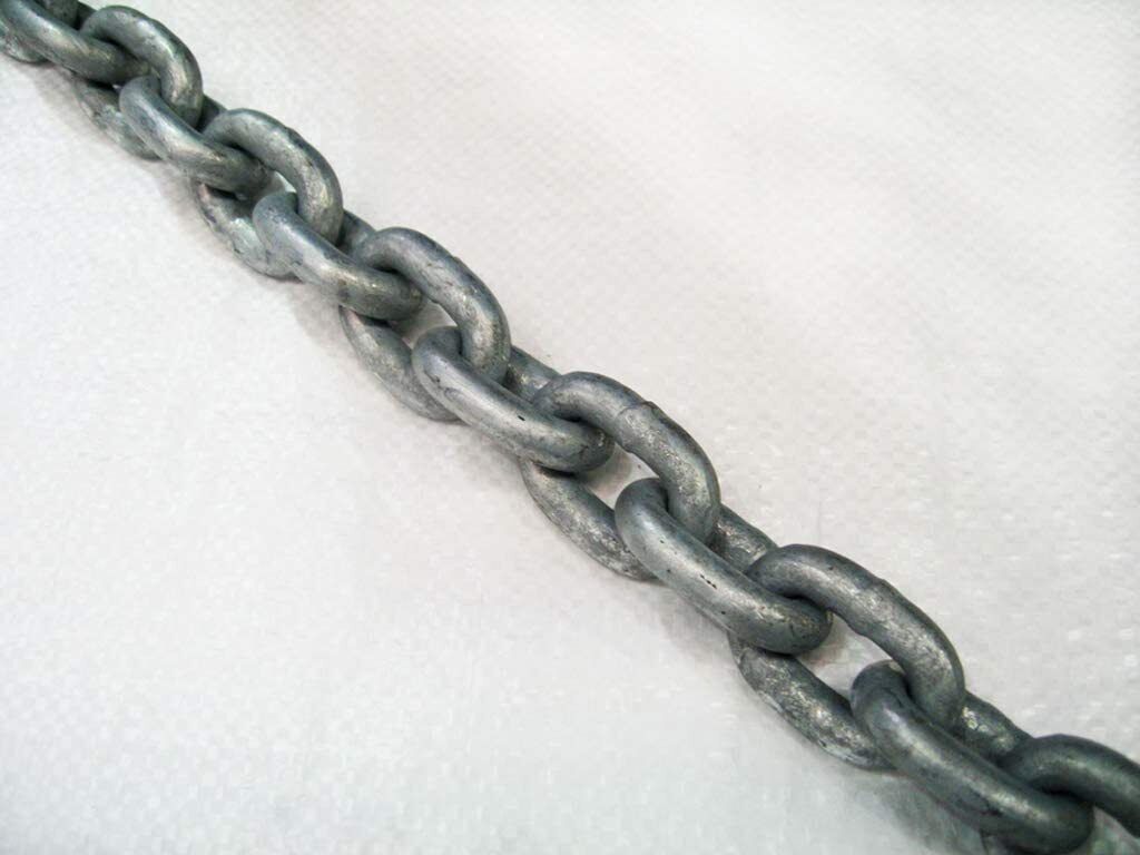 8mm Galvanised Chain Short Link Heavy Duty Anchor Chain PER METRE MBL ...