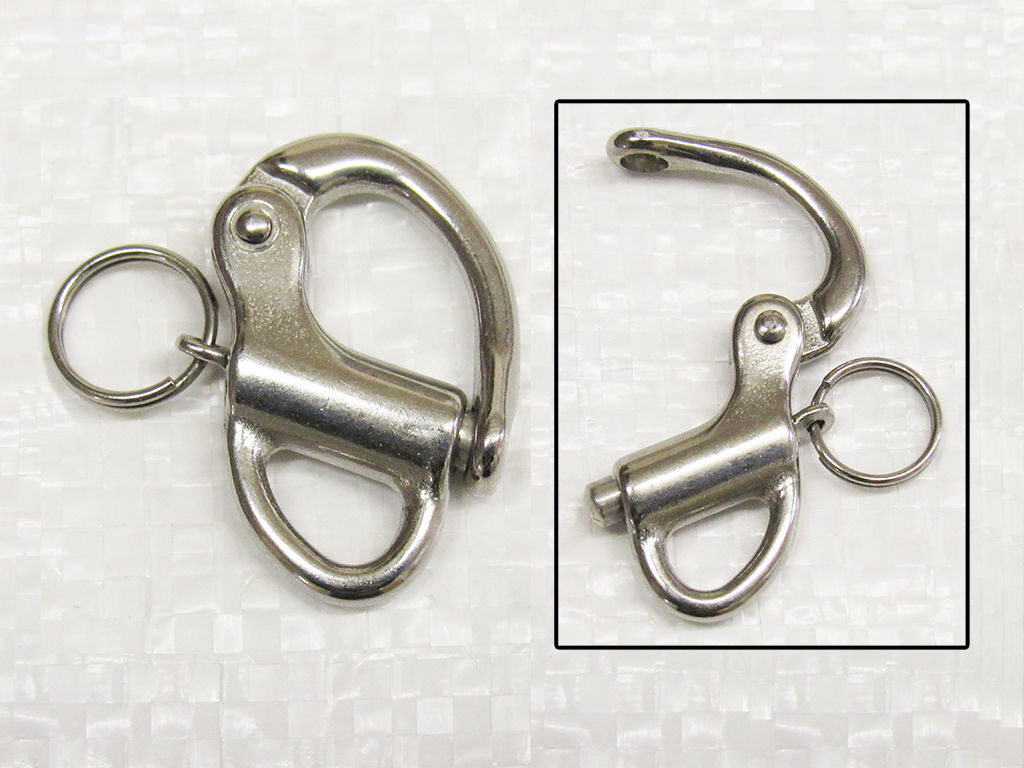 Fixed Snap Shackle 66mm Stainless Steel Marine Grade AISI 316 - More ...