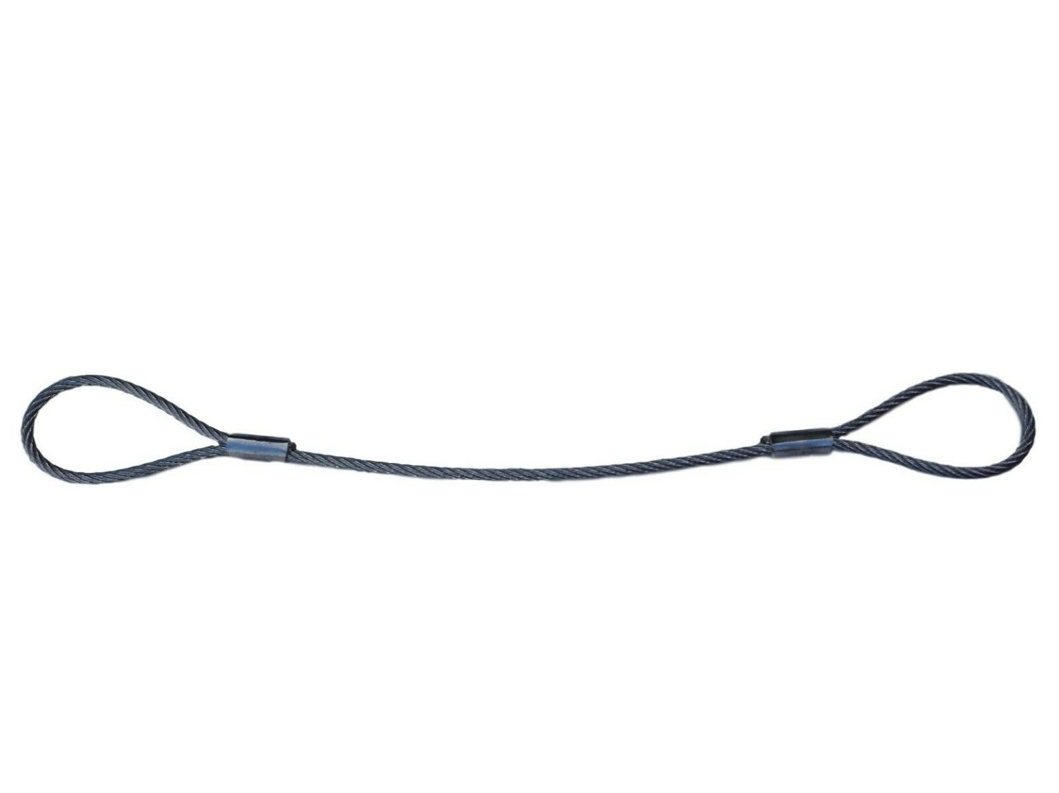 Galvanised Steel Wire Strop / Sling Loop Each End Choose Size & Length ...