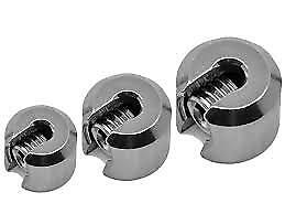 Stainless Steel Marine Grade 316 3mm Wire Rope Cable End Stoppers 2mm ...