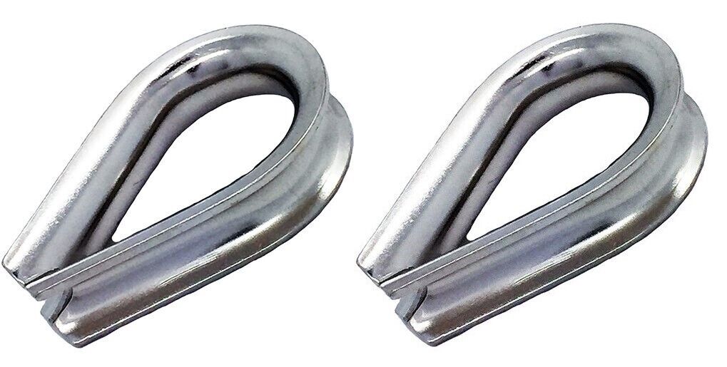 Wire Rope Thimbles 2 x 4mm Stainless Steel Marine Grade - More Than ...