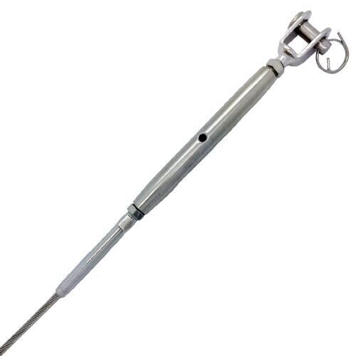 Stainless Steel Rigging Screw Jaw And Swage Terminal M8 For 5mm Wire ...