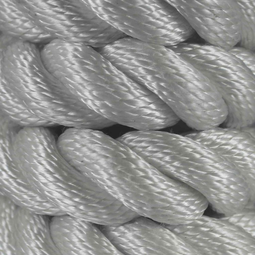20mm 3 Strand White Nylon Rope, Anchor, Boat, Mooring - Select Length ...