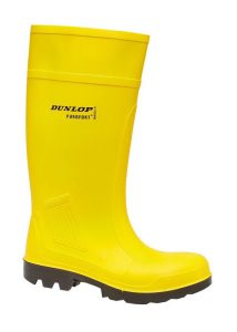 Dunlop Purofort Yellow Safety Wellies Steel Toe Cap Wellington Boot UK ...