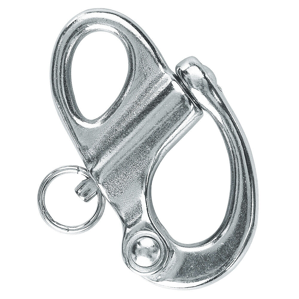 Fixed Snap Shackle Stainless Steel Marine Grade AISI 316 - 52mm or 66mm ...