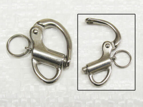 Fixed Snap Shackle Stainless Steel Marine Grade AISI 316 - 52mm or 66mm ...