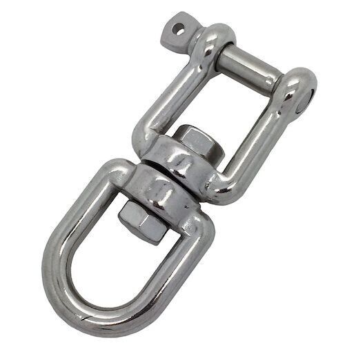 Stainless Steel Boat Anchor Swivel Eye / Jaw Marine Grade AISI 316 6mm ...