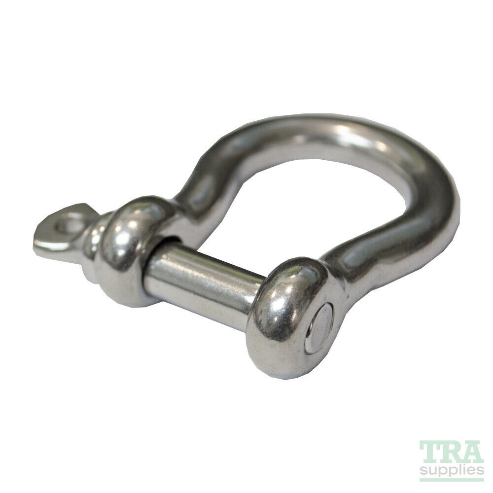 Stainless Steel Screw Pin Bow Shackles AISI 316 , Boat, Yacht, Choose ...