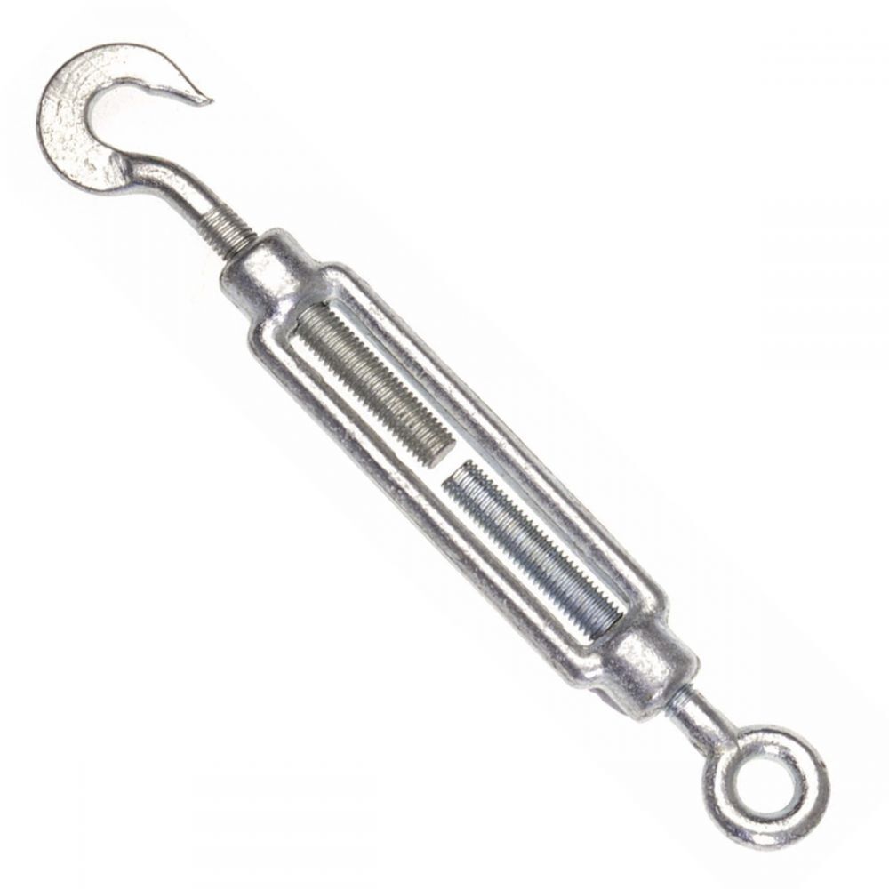 10mm Galvanised Hook and Eye Forged Straining Screw Turnbuckle - More ...