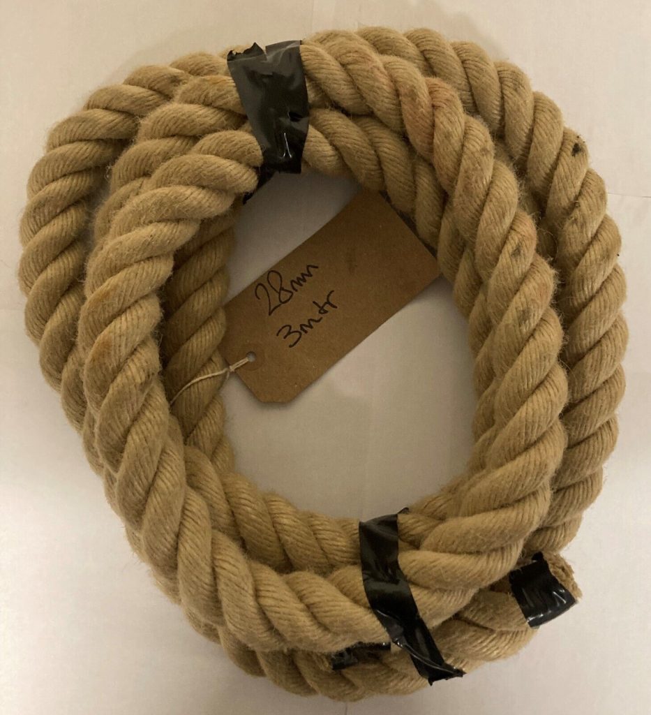 3M x 28MM Synthetic Hemp Rope Decking Garden Decorative Boating - SHOP ...