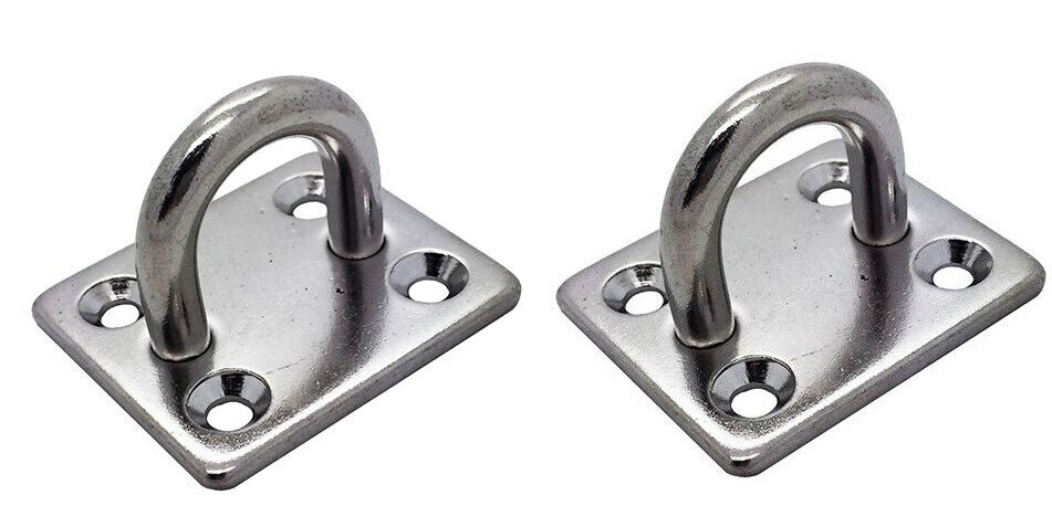 6MM Stainless Steel 316 Marine Grade Eye Plate, Pad Eye, Deck Plate ...