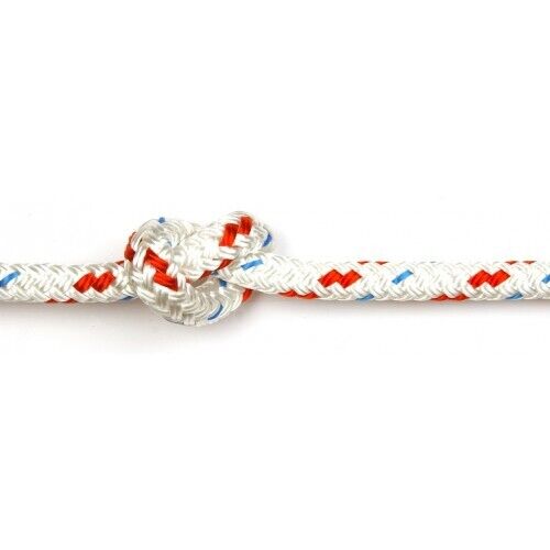 Braid On Braid Polyester Rope, White With Fleck, 6mm, 8mm, 10mm, Price ...