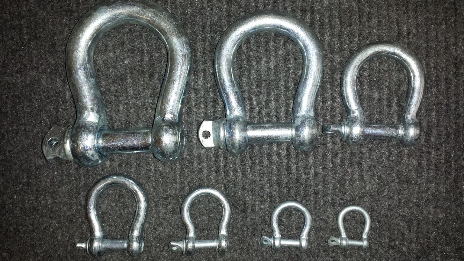 Galvanised Bow Shackles - More Than Just Ropes