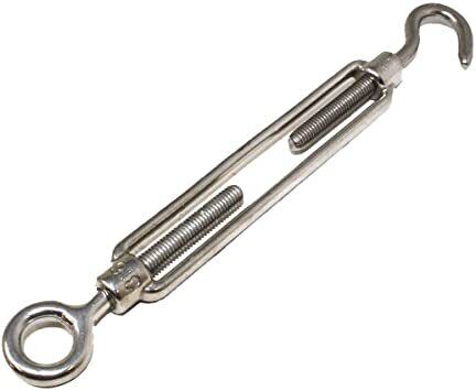 12mm Hook and Eye Stainless Steel Turnbuckle Straining Screw Grade 316 ...