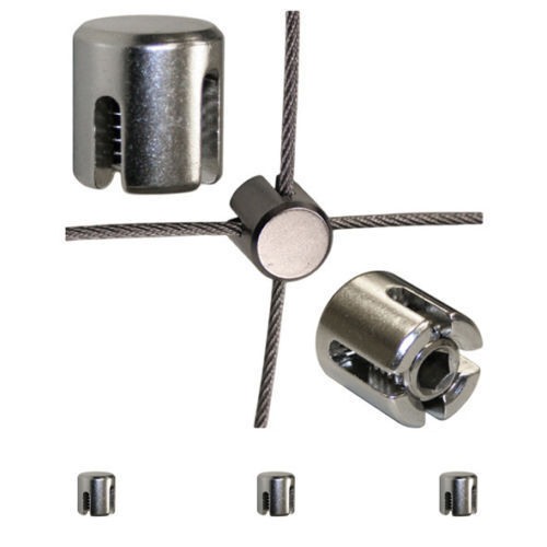 Stainless Steel Marine Grade 316 3mm Wire Rope Trellis Cross Clip ...