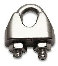 2 x 5mm Stainless Steel 316 Marine Grade Wire Rope/Bulldog Grips - More ...