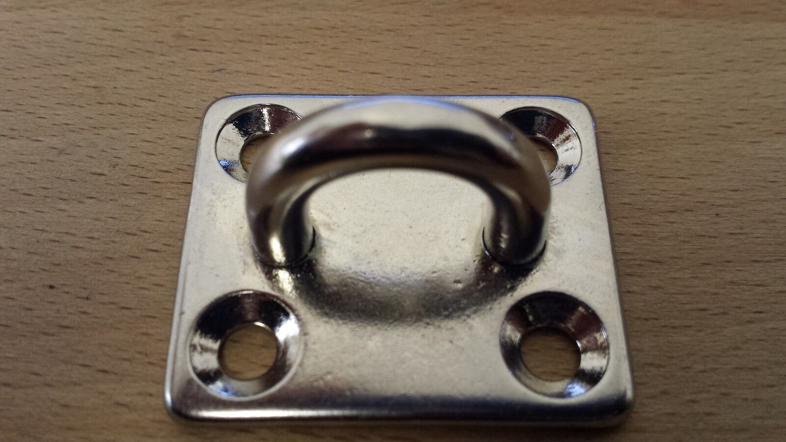 6MM Stainless Steel 316 Grade Eye Plate, Pad Eye, Deck Plate Square X 4 ...