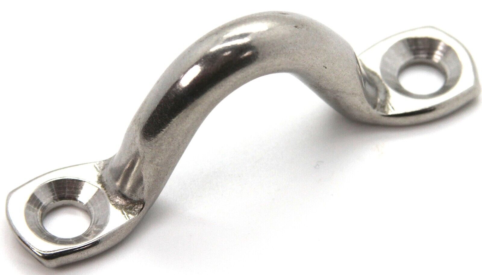 2 x 5mm Stainless Steel Wire Eye Straps 316 Marine Grade - Boat ...