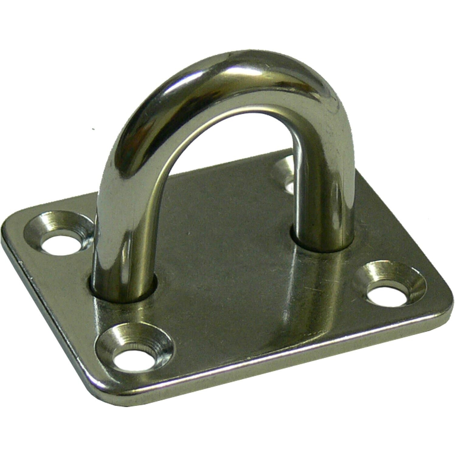 8MM Stainless Steel 316 Grade Eye Plate, Pad Eye, Deck Plate Square X 4 ...