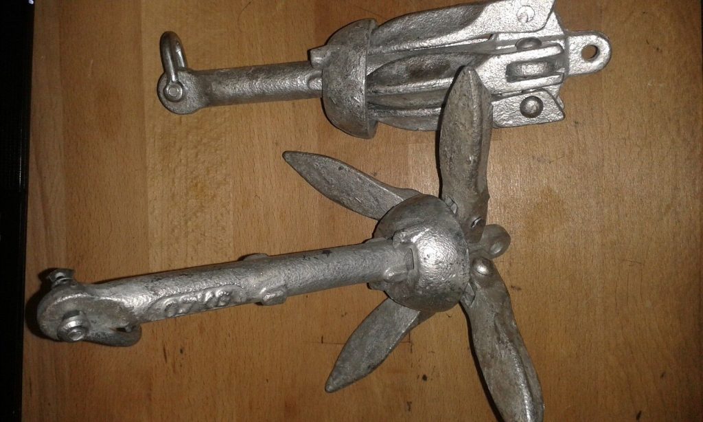 0.7kgs Hot Dip Galvanised Folding Grapnel Anchor - More Than Just Ropes