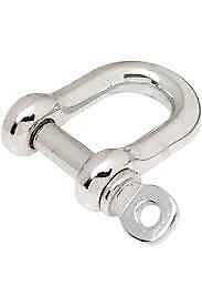 12mm STAINLESS STEEL 316 MARINE GRADE DEE SHACKLE X1 - More Than Just Ropes