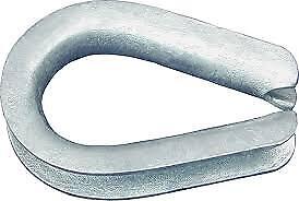 5mm Galvanised Wire Rope Thimbles x 20 - More Than Just Ropes