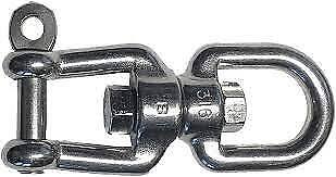 16mm Anchor Chain Swivel Stainless Steel AISI 316 Grade EYE and JAW Gym ...