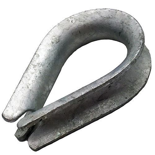 3mm Galvanised Wire Rope Thimbles x 100 - More Than Just Ropes