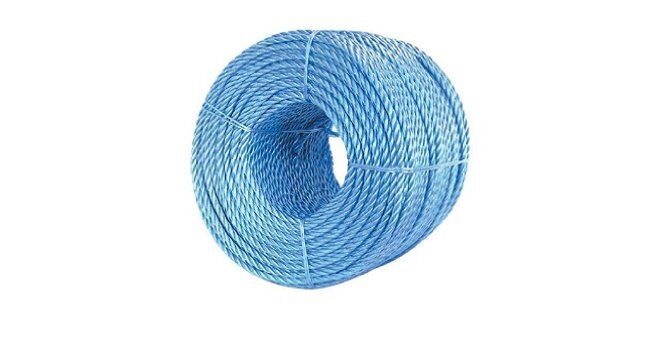 BLUE POLYPROPYLEN,E POLY PROP, SPLIT FILM ROPE 'EVERLASTO' 12MM X 200M ...