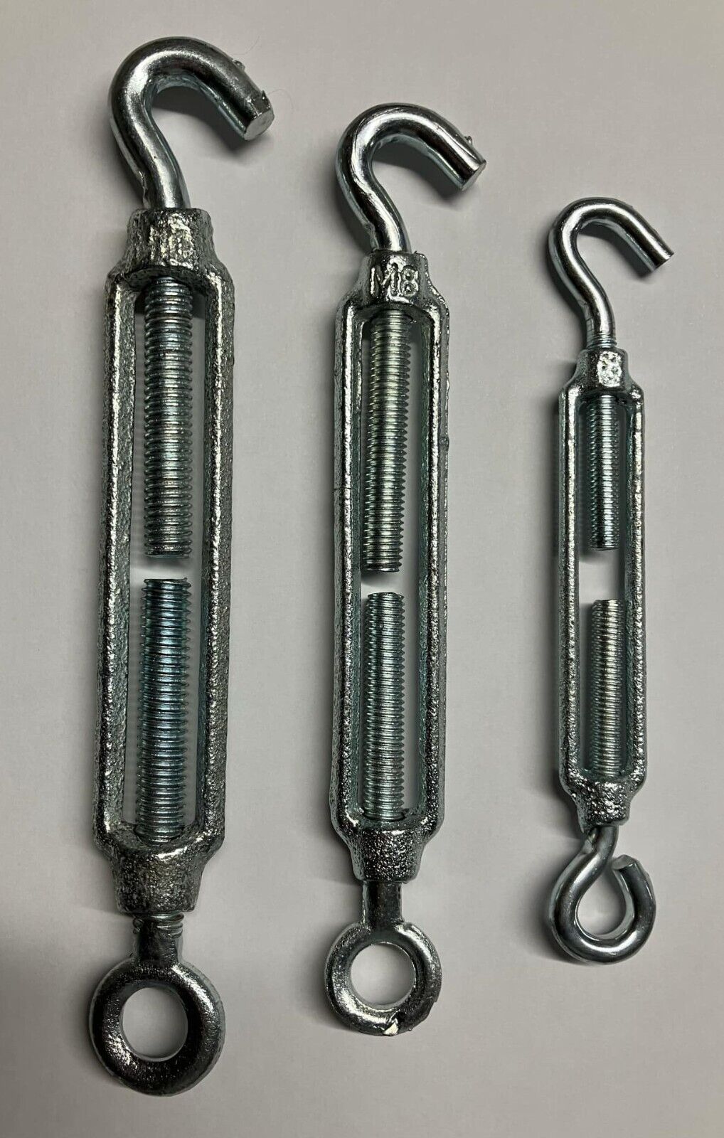 Galvanised Hook and Eye Cast Straining Screw Turnbuckle, Tensioner, 6 ...