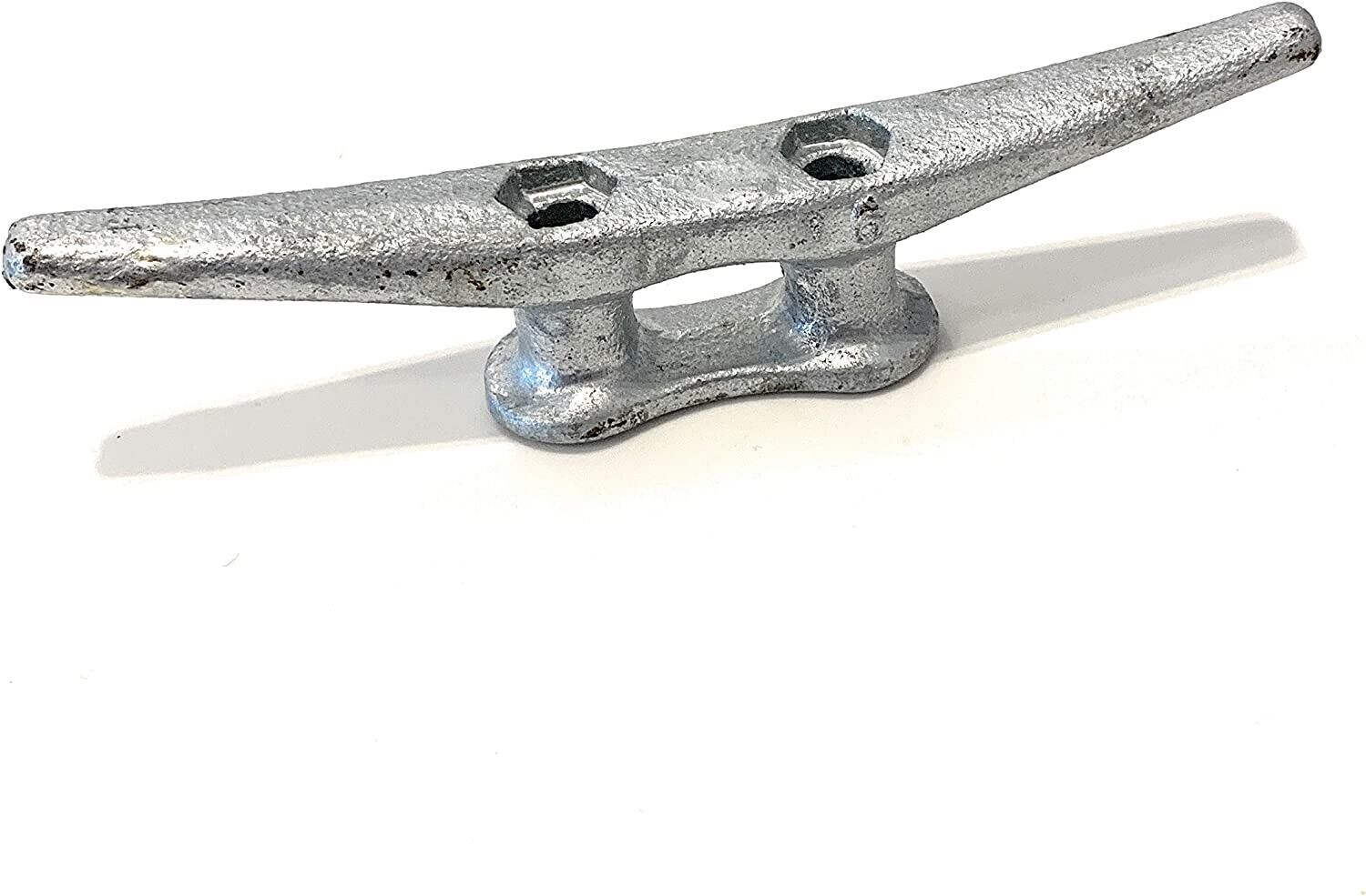 TWO HOLE FLAT GALVANISED CLEAT 8" MALLEABLE MOORING CLEAT - More Than ...
