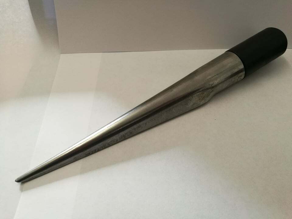 305mm Swedish Splicing Fid / Rope Spike, Stainless Steel, With Nylon ...