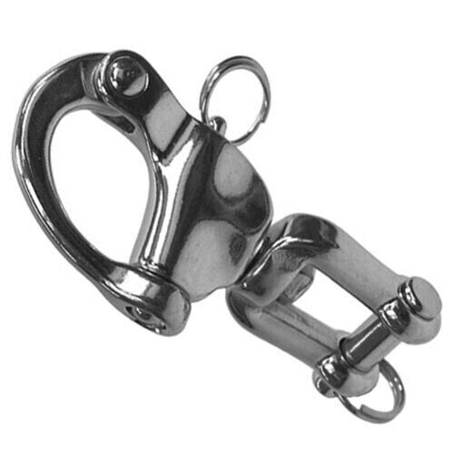70mm Jaw Swivel Snap Shackle Stainless Steel Marine Grade AISI 316 ...