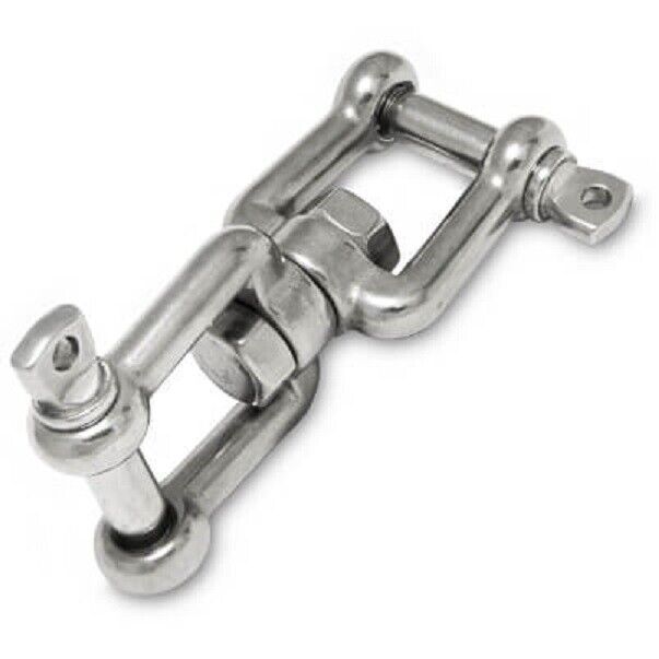 8mm Stainless Steel Boat Anchor Swivel Jaw / Jaw Marine Grade AISI 316 ...