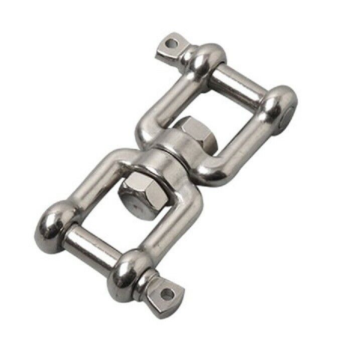 8mm Stainless Steel Boat Anchor Swivel Jaw / Jaw Marine Grade AISI 316 ...